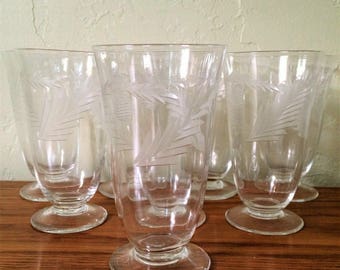 Etched parfait glass | Etsy