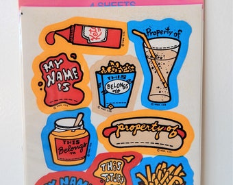 80s food labels | Etsy