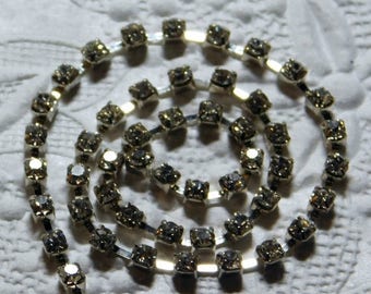 Rhinestone chain | Etsy