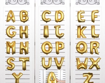 Alphabet balloons | Etsy