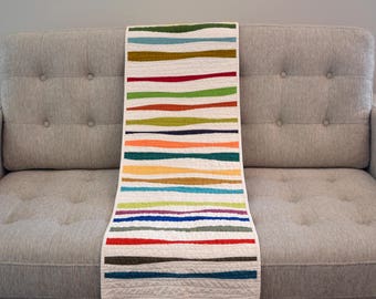 Modern table runner | Etsy