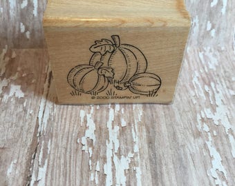 Autumn rubber stamp | Etsy