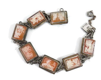 Carved shell jewelry | Etsy