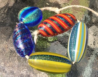 Dichroic beads | Etsy