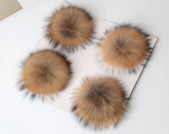 Fur pom pom | Etsy