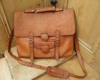 Leather satchel | Etsy