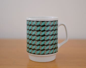 Geometric mug | Etsy