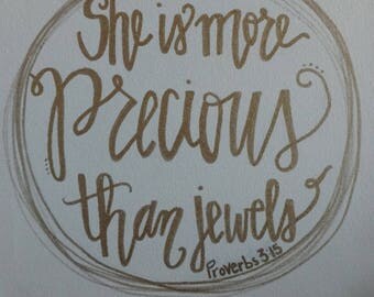 Precious than jewels | Etsy