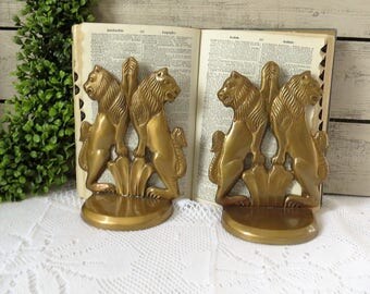 Lion bookends | Etsy