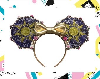 Rapunzel mickey ears | Etsy