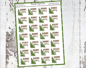 Camping sticker | Etsy