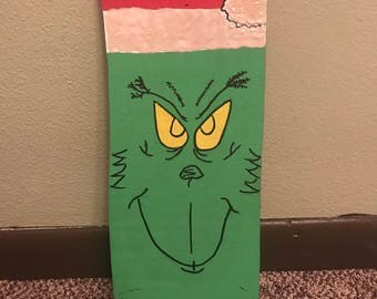 Grinch sign | Etsy