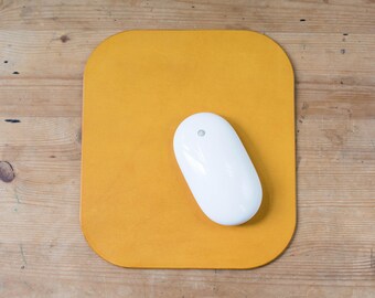 Leather mouse pad | Etsy
