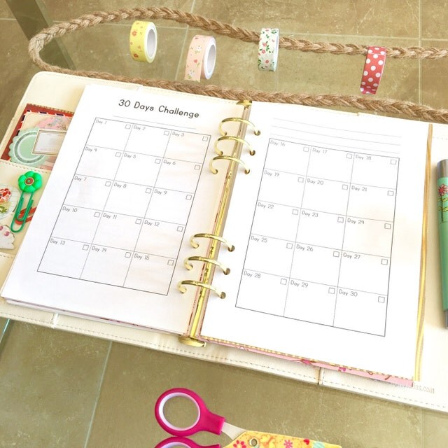 Enjoy planning with our printable PDF planners by EasyLifePlanners