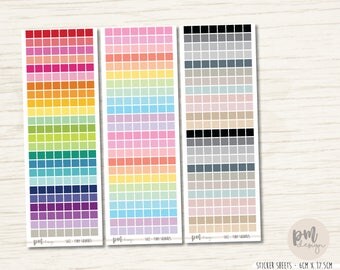 Square stickers | Etsy