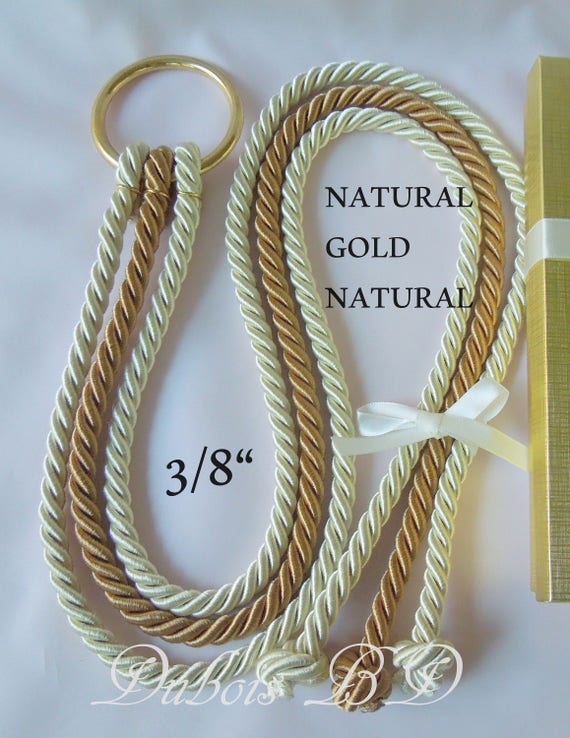Braid cord ceremony Cord of Three Strands Wedding Unity