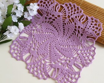 Square crochet doily | Etsy