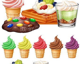 Cookies clipart set | Etsy