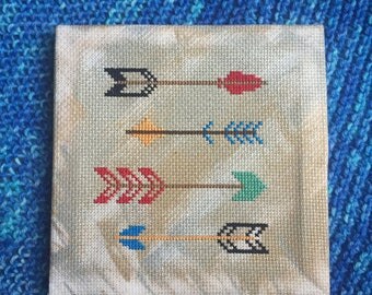 Arrow cross stitch | Etsy