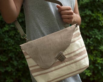 Leather flap bag | Etsy