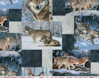 Wolves fleece | Etsy