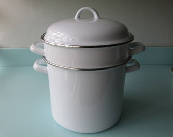 White enamelware | Etsy