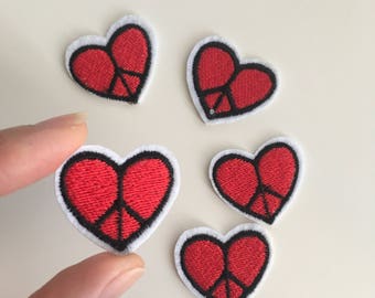 Peace sign patch | Etsy