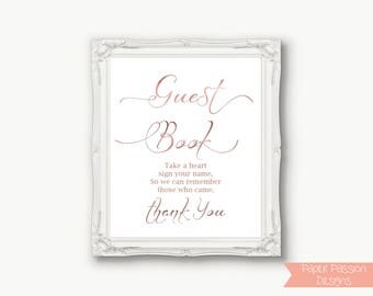 Guest book sign | Etsy