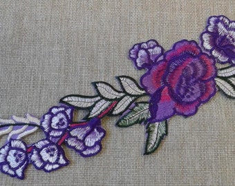 Iron on purple number 1 for Tshirt transfer INSTANT