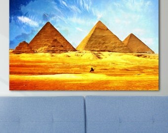 Pyramid painting | Etsy