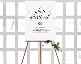 Guest book sign | Etsy