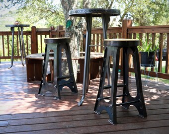 Vintage bar stool | Etsy