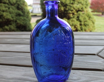 Cobalt blue glass | Etsy