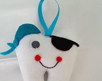 Pirate Tooth Applique and Machine Embroidery Digital Design