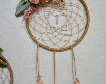 Crystal dreamcatcher | Etsy