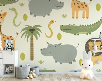 Kids wallpaper | Etsy