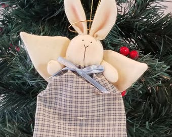 Angel Bunny Christmas bunny Fairy rabbit Angel wings Christmas