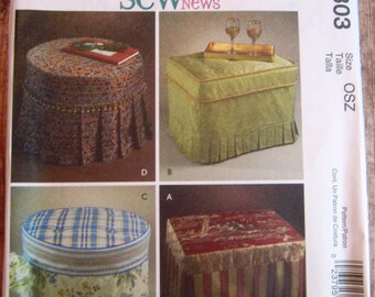 Ottoman slipcover | Etsy