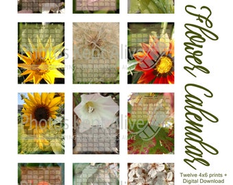 Flower calendar | Etsy