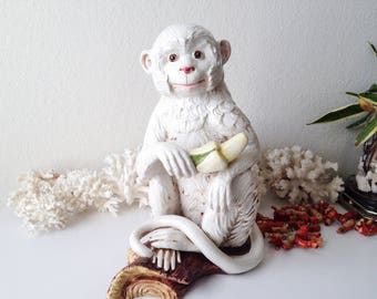 Ceramic monkey | Etsy