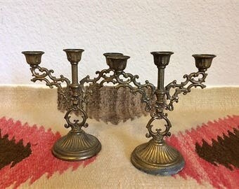 Miniature candelabra | Etsy