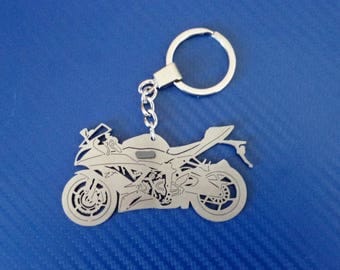Motorcycle keychain | Etsy