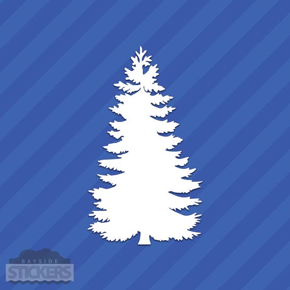 Evergreen Tree Vinyl Decal Sticker