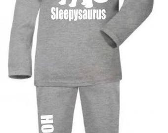 Girls or Boys Baby Pyjamas PDF Sewing Pattern and Photo