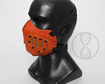 Leather mask | Etsy