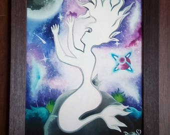 Abstract mermaid | Etsy