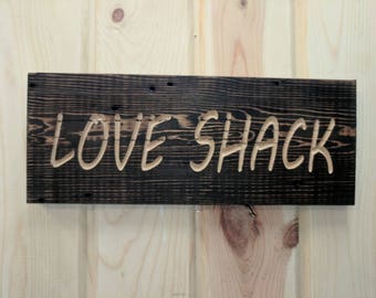 Love shack sign | Etsy