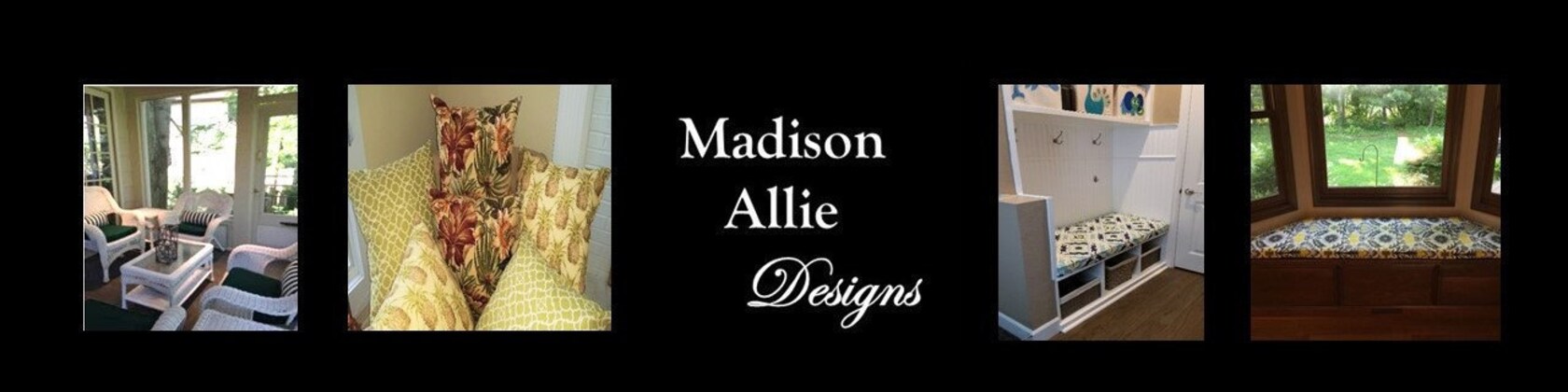 MADE IN USA Pillow Swing Bench Covers and by MadisonAllieDesigns