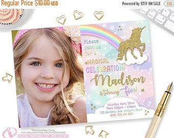 Rainbow invitation | Etsy