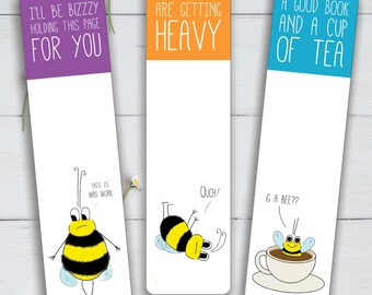 Bee bookmark | Etsy